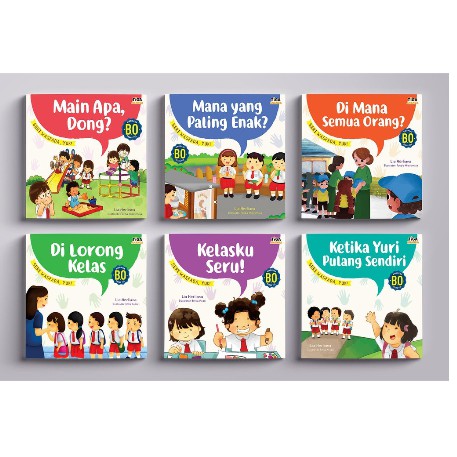 Jual (DAPAT 6 BUKU) Buku Cerita Anak Animasi Full Color - Seri: Waspada ...