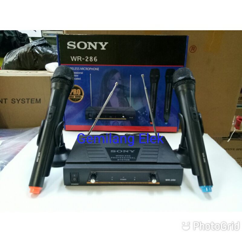 Jual Mic Wireless SONY WR-286 | Shopee Indonesia