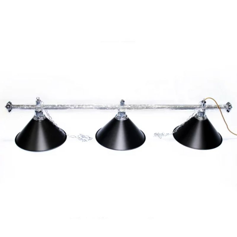 Jual Lampu Meja Billiard 3 Kap - Black - Pool Table Light 3 Cup Biliar ...