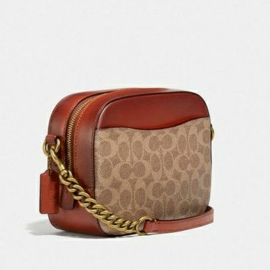 Jual Coach camera bag signatur tan rust | Shopee Indonesia