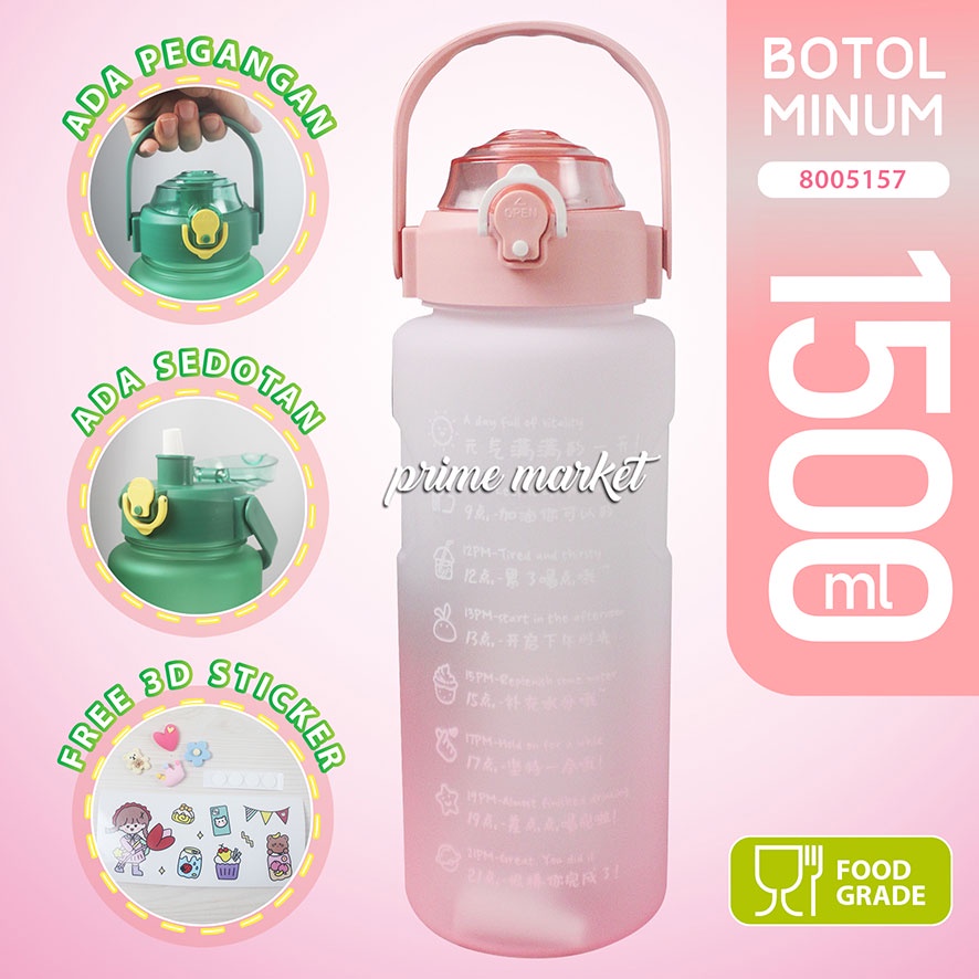Jual Botol Minum 2 Liter Botol Minum Korea 2000 ml Botol AirMinum 1 ...