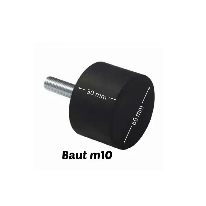 Jual 2pcs Karet engine monting 6x3 cm karet peredam getaran mesin 60x30 ...