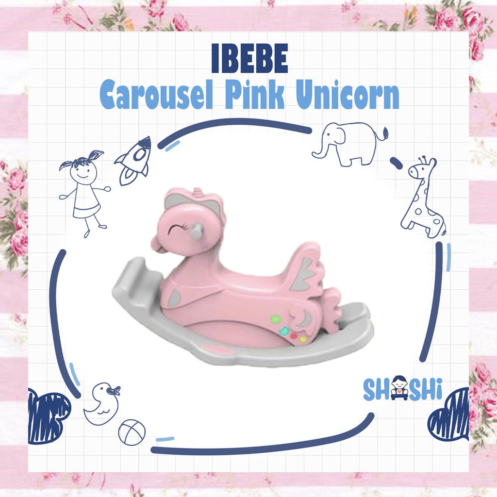 Jual Sewa Ibebe Carousel Pink Unicorn | Shopee Indonesia
