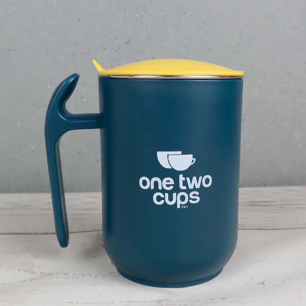 Jual Gelas Kopi Stainless Steel One Two Cups Insulation Sealed Cup ...