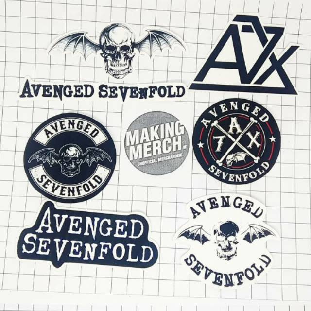 Jual Sticker Band Avenged Sevenfold / AX7 | Shopee Indonesia
