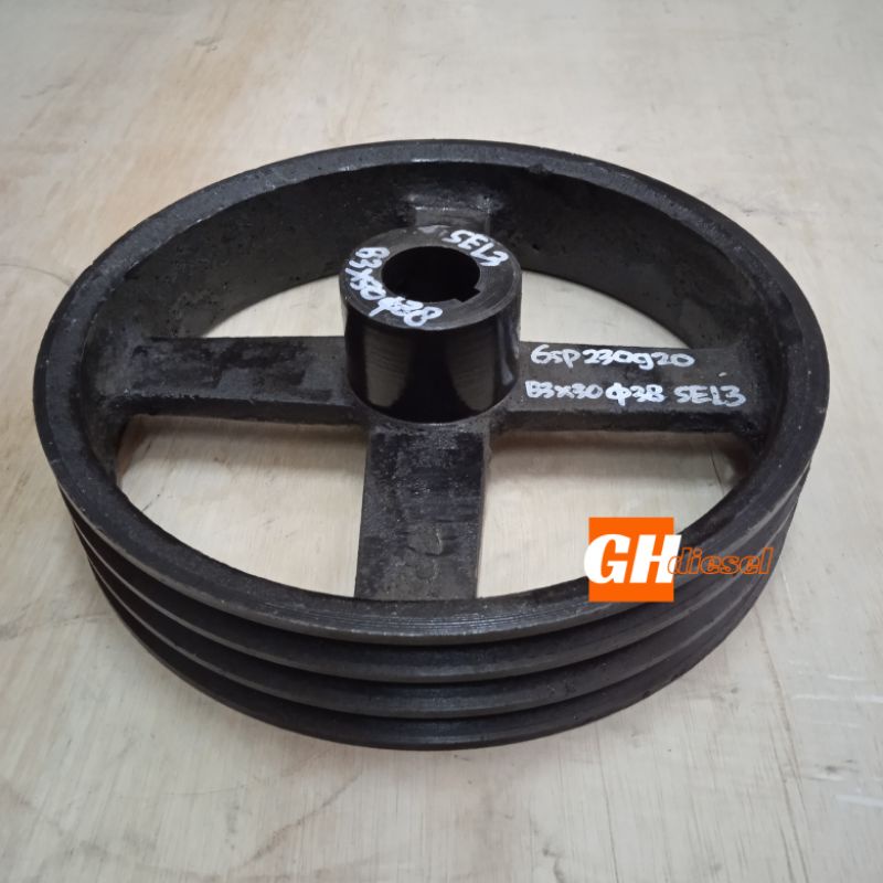 Jual pulley pully puli jalur cor B3 x 30 cm / 12 inch as 38 mm | Shopee ...