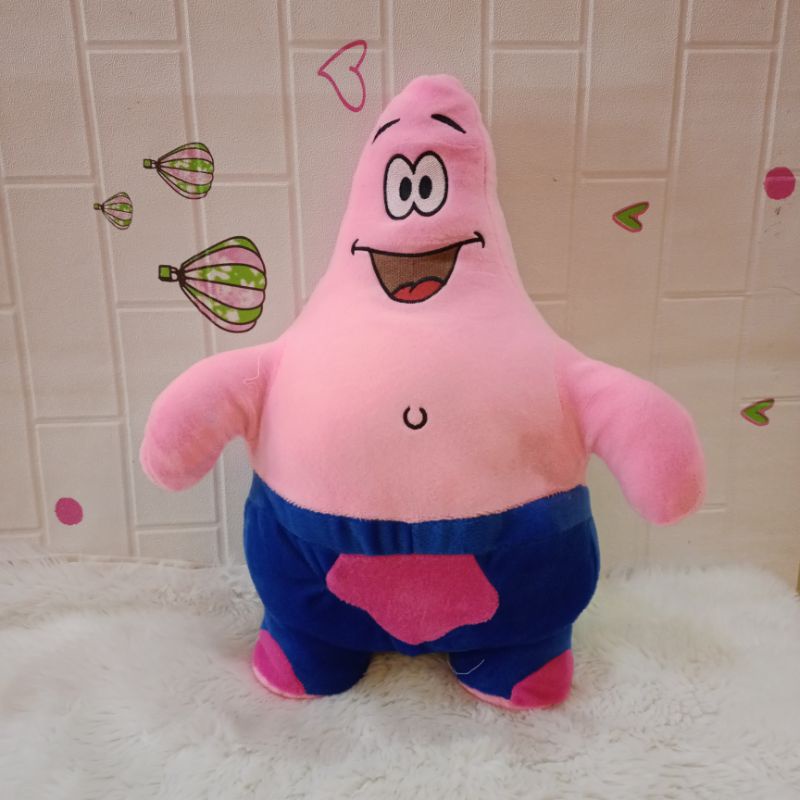 Jual boneka PATRICK STAR lucu Spongebob Squarepants movie/plushdoll ...