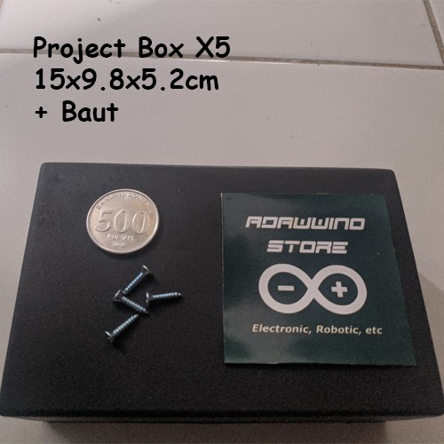 Jual Project Box X5 Kotak Casing Plastik 15x9.8x5.2cm DIY Untuk ...