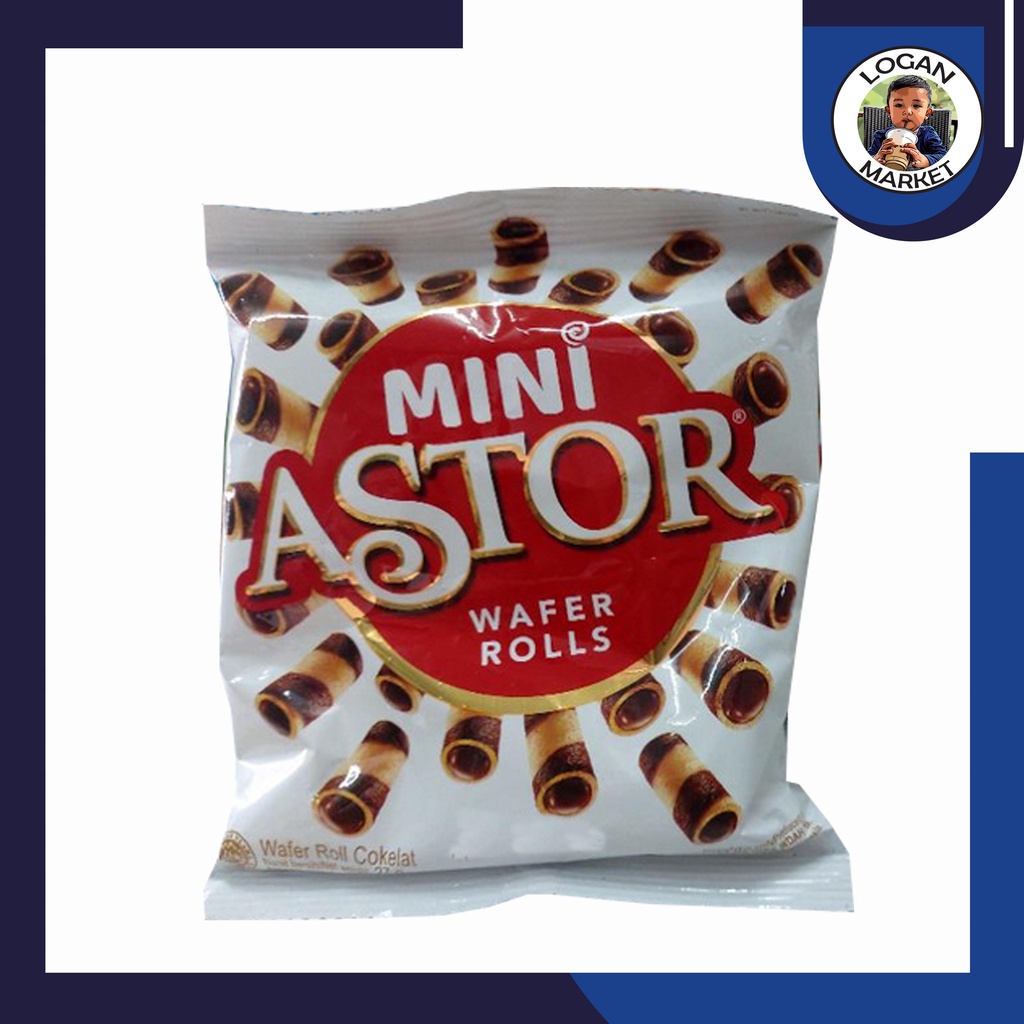 Jual Astor Mini Wafer Stick Stik Roll Box Isi 10 Sachet Pcs 10Pcs ...
