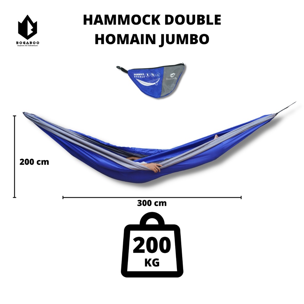 Jual Hammock Double Homain Jumbo - Ayunan - Hamock Hommain Tebal ...