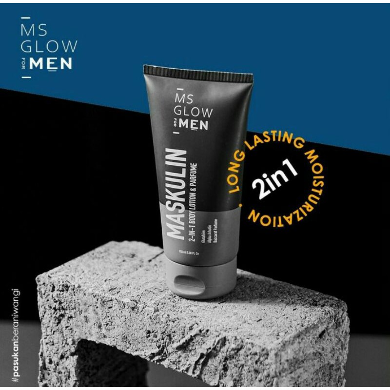 Jual MASKULIN MS GLOW FOR MEN | Shopee Indonesia