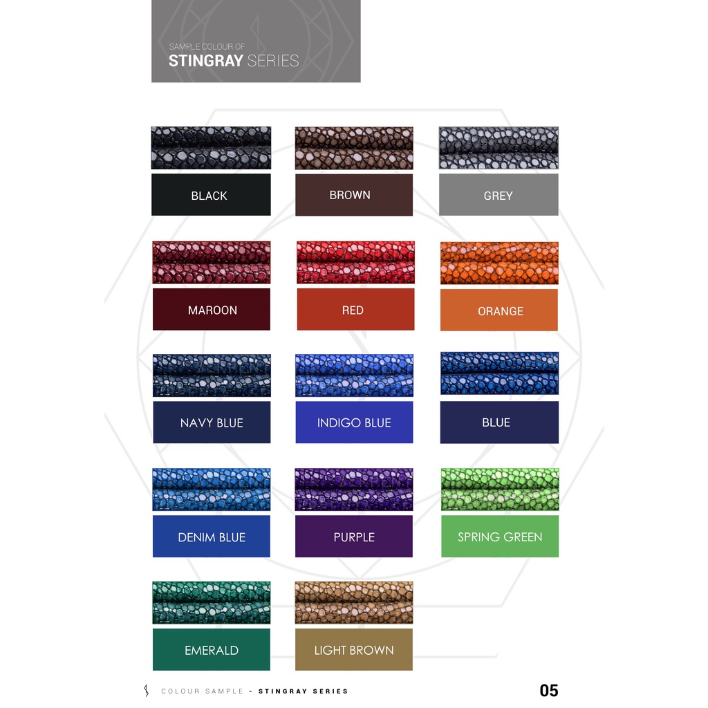 Jual SORCERY Bracelet COLOR CHART / DAFTAR WARNA - Stingray | Shopee ...