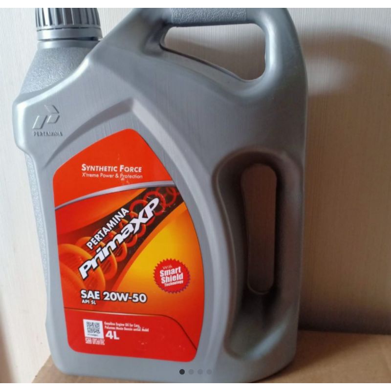 Jual OIL OLI PRIMA XP SMART SHIELD API SL SAE 20W-50 4L GALON | Shopee ...