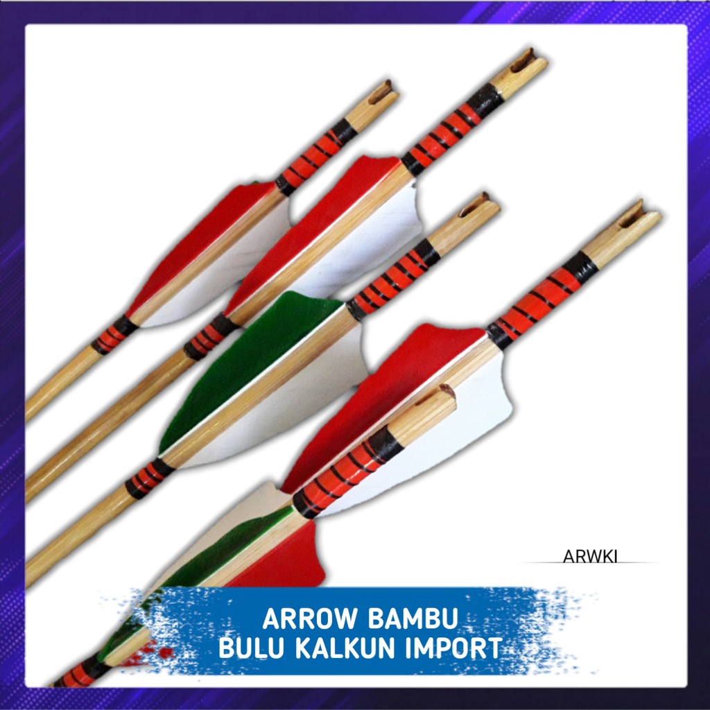Jual ARROW BAMBOO PETUNG VANES KALKUN IMPORT | Shopee Indonesia