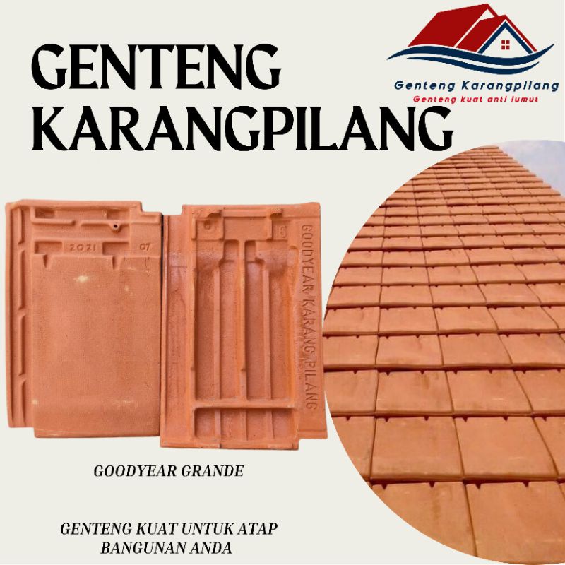 Jual Genteng Karangpilang Goodyear Bambe Bisma Gemini Varia Flat Beton ...