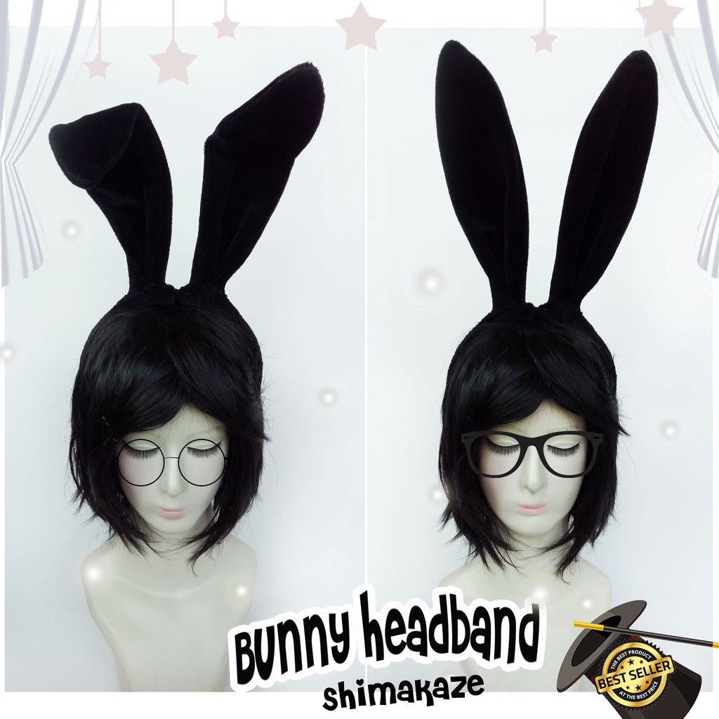 Jual Bando kelinci hitam large Shimakaze black cirkus sexy bunny girl ...