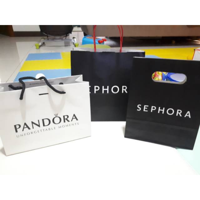 Jual Sephora paper bag. Pandora paper bag | Shopee Indonesia