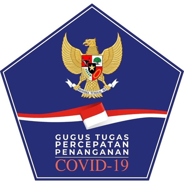 Jual stiker vinyl gugus tugas penanganan 15x14,5cm | Shopee Indonesia