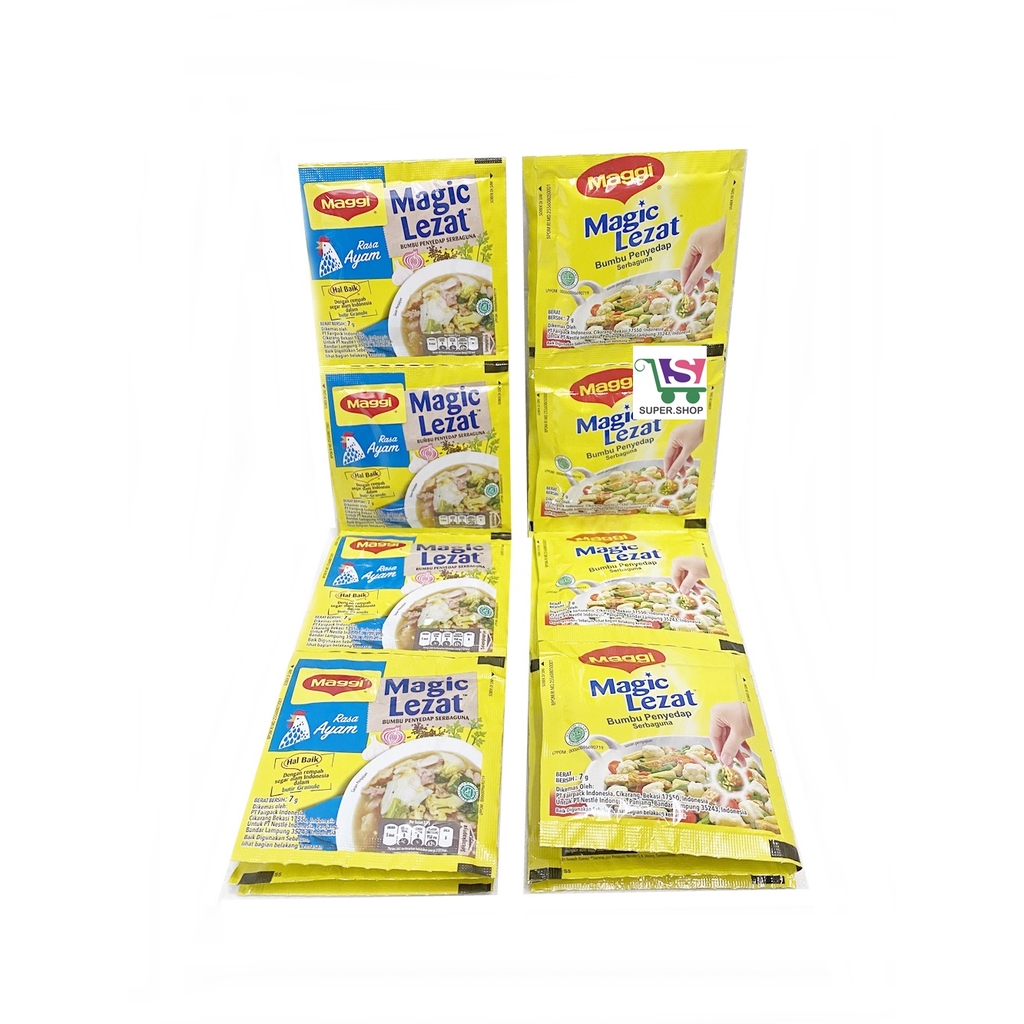 Jual Maggi Magic Lezat Bumbu Penyedap Rasa Ayam / Serbaguna (isi 12 ...