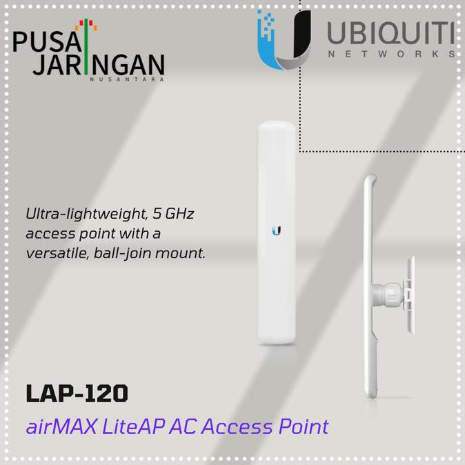 Jual Ubiquiti Lap-120 Lite Ap Ac 2X2 Mimo Airmax Sector Ap / Lbe-5Ac16 ...