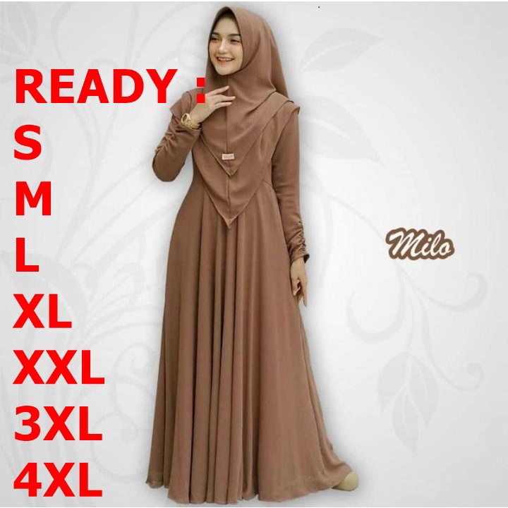 Jual Gamis Set Khimar / Mayra Syari / Gamis Syari Wanita Terbaru 2024 / Dress + Hijab / Baju ...