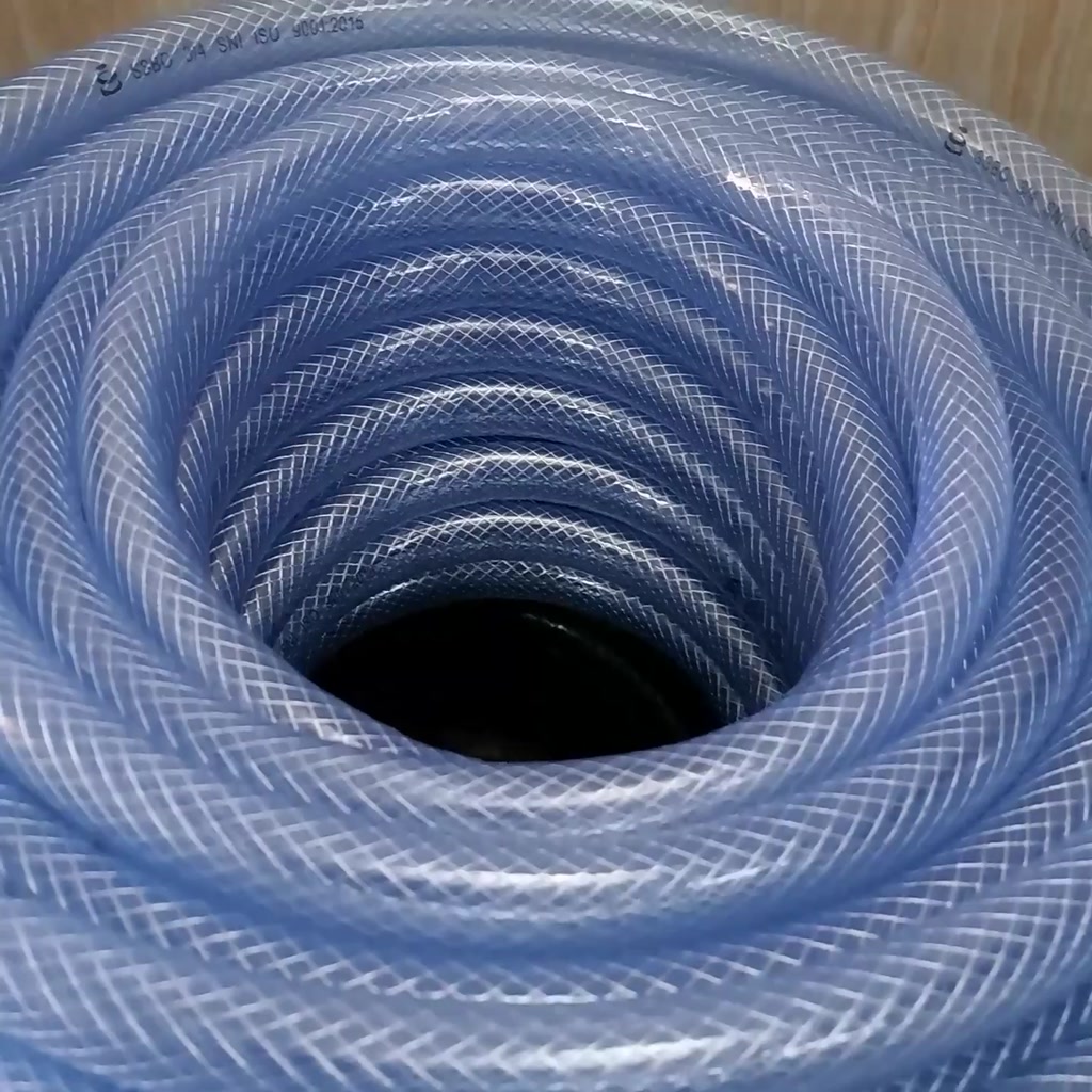 Jual Selang Air Kristal Bening 1/2 5/8 3/4 1 inch Permeter - Selang Cuci Motor Serat Benang ...