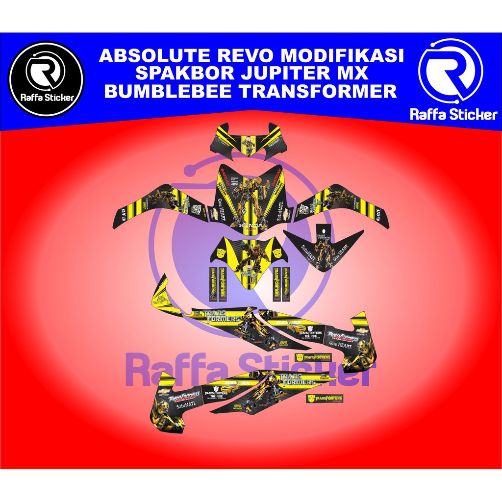 Jual STICKER STRIPING MOTOR STICKER DECAL Sticker Absolute Revo ...