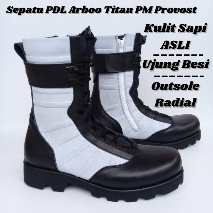 Jual Sepatu PDL Provost TNI AD & POLRI Sepatu PDK Sepatu PDL Lapangan ...