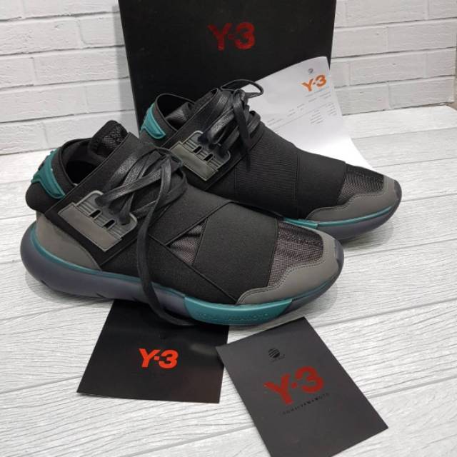 Jual ADIDAS Y3 HIGH BLACK TEAL | Shopee Indonesia