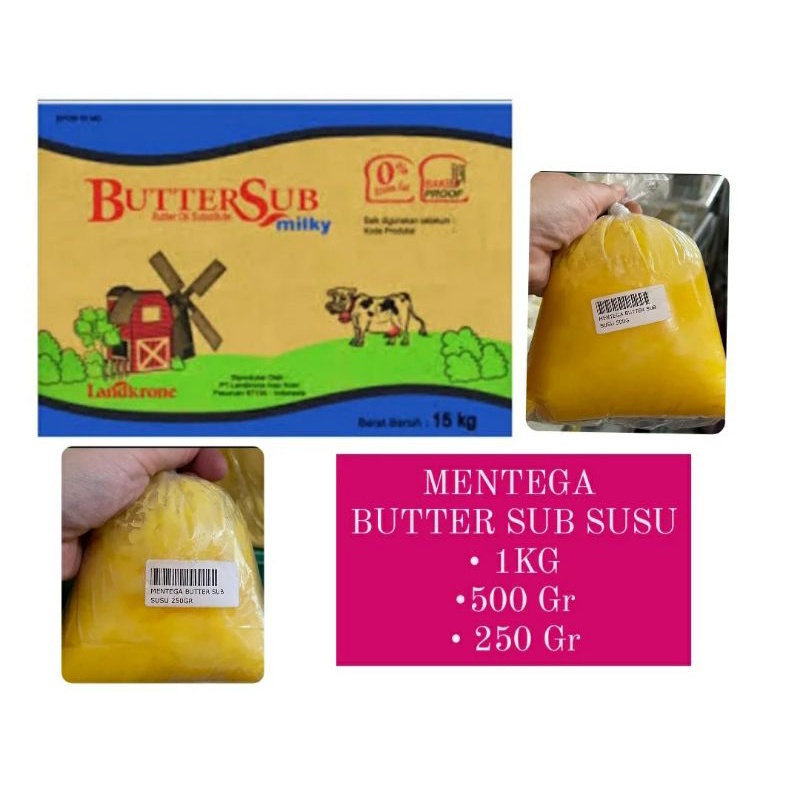 Jual MENTEGA BUTTER SUB SUSU 1KG (REPACK) | Shopee Indonesia