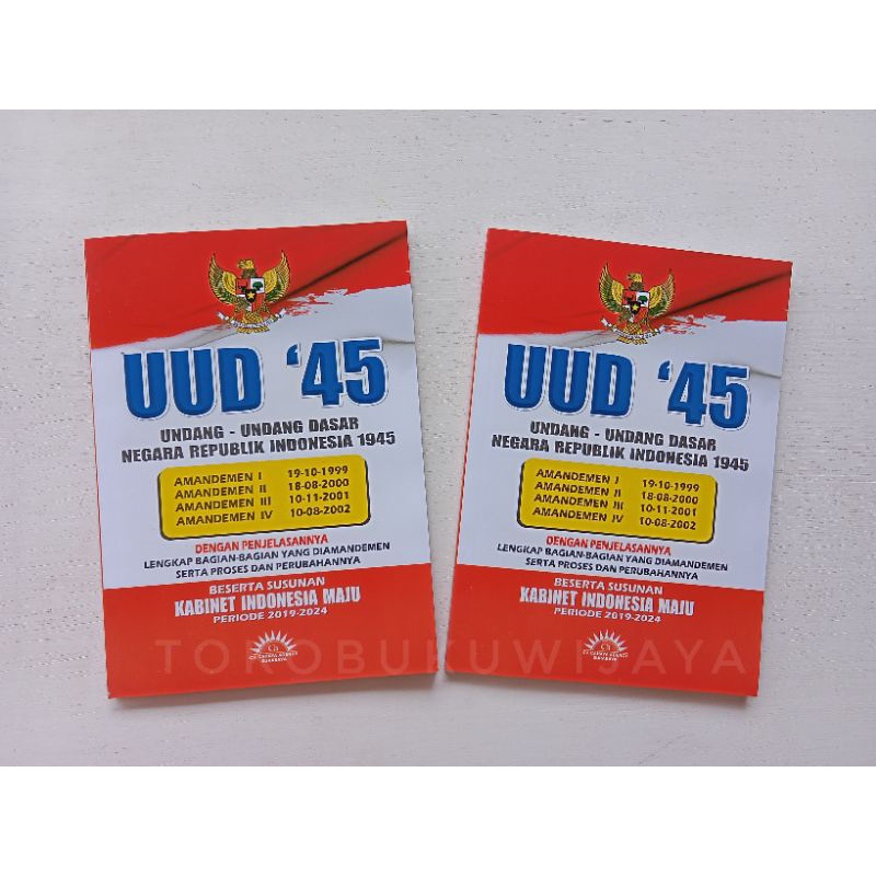 Jual Buku UUD 1945 ( size A5 ) | Shopee Indonesia