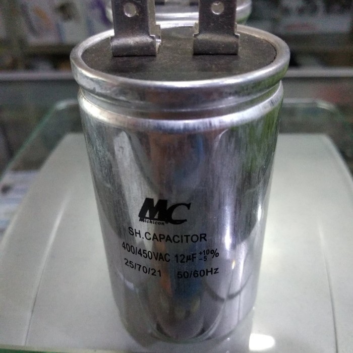 Jual Kapasitor Capacitor MC 12uF 12 mikro farad Tabung Aluminium 400V ...