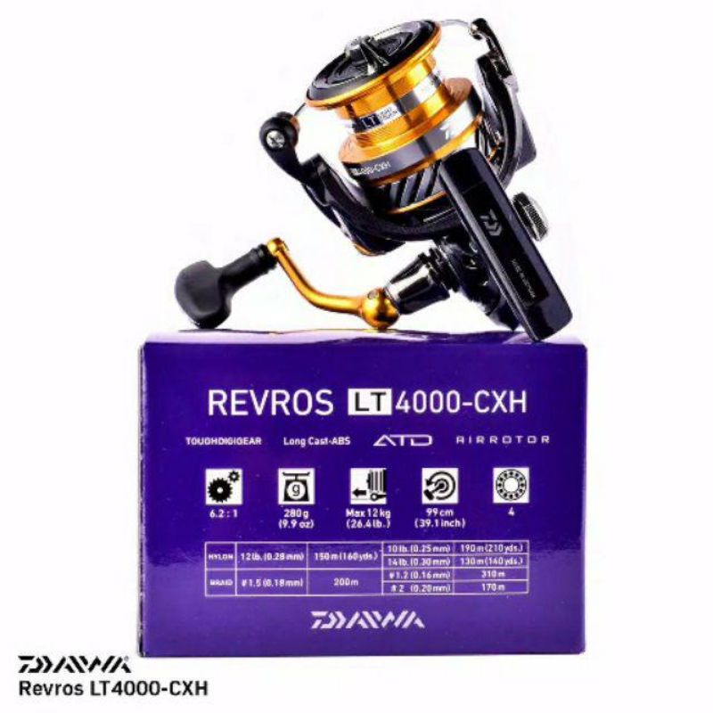 Jual Reel Daiwa Revros LT | Spinning | Casting | Laut | Kolam | Sungai | Silahkan pilih ukuran ...