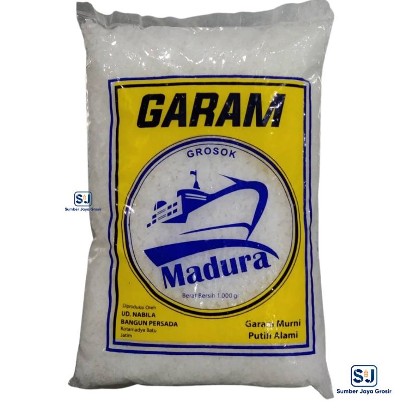 Jual GARAM KASAR CAP KAPAL (GARAM GROSOK) 1 KG | Shopee Indonesia