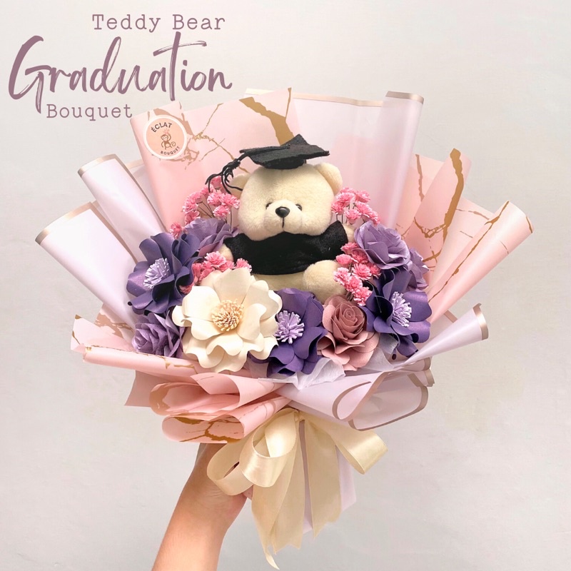 Jual BUKET WISUDA BONEKA BEAR / GRADUATION BOUQUET / PAPER FLOWER ...