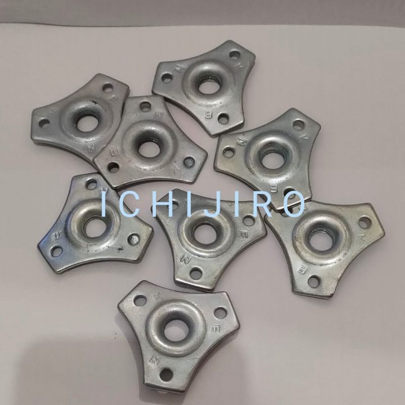 Jual Ring plat besi M8 kaki sofa divan segitiga | Shopee Indonesia
