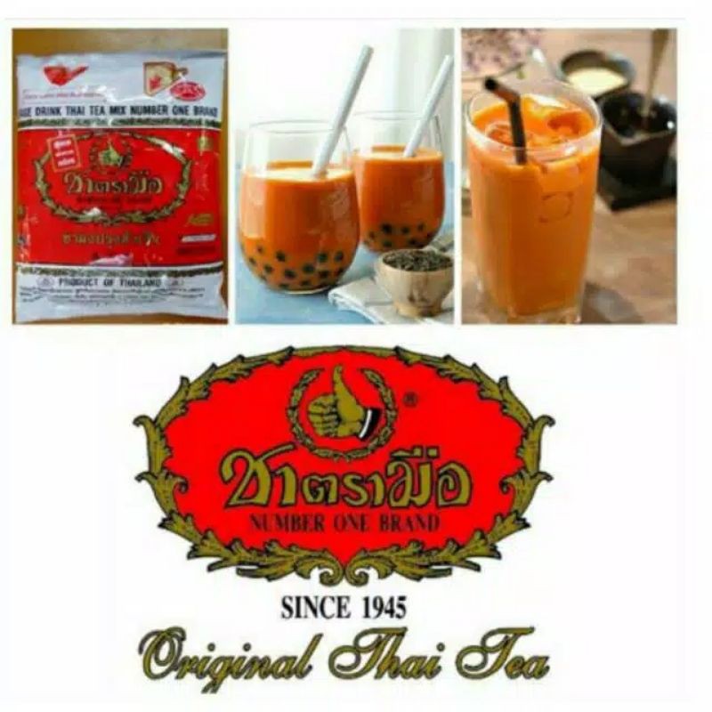 Jual Thai Tea Number One Chatramue Brand 400 gr | Shopee Indonesia
