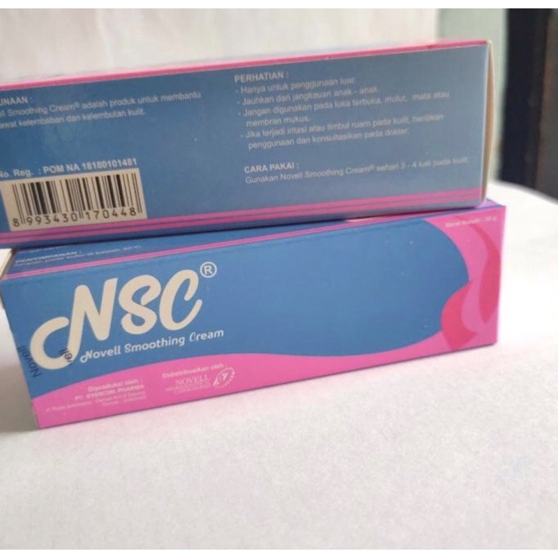 Jual NSC Novell Smoothing Cream 30 gram nsc - perawatan kulit - Salep ...