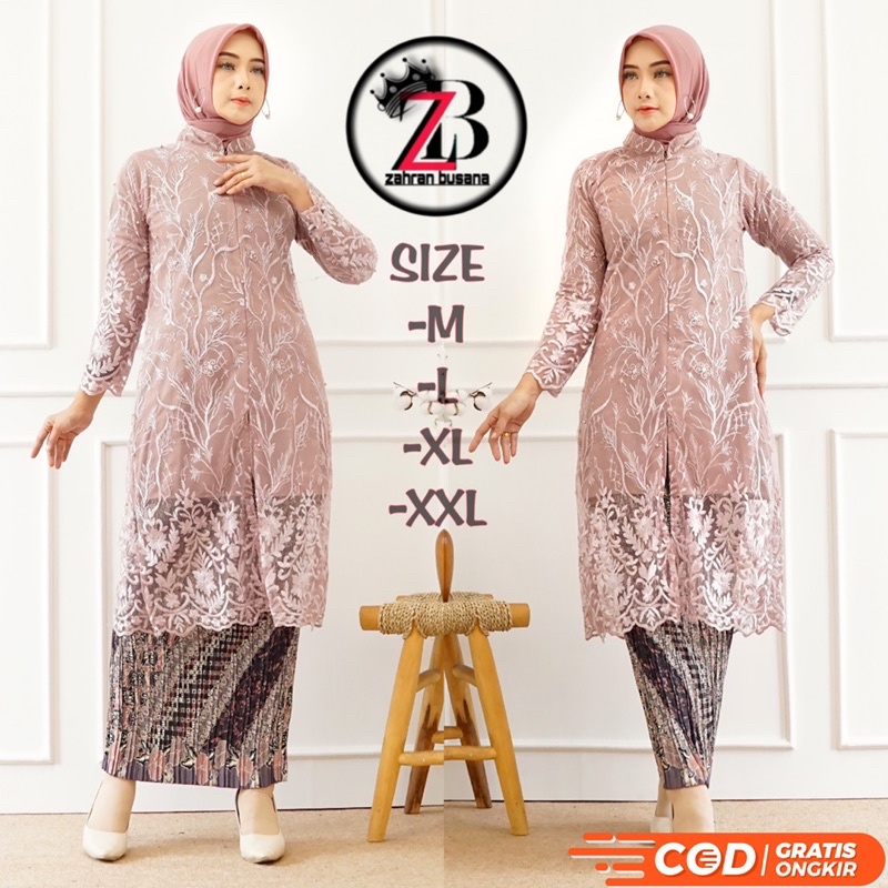Jual Set Kebaya Tunik Busui Kebaya Wisuda Stelan Kebaya Tunik Baju ...