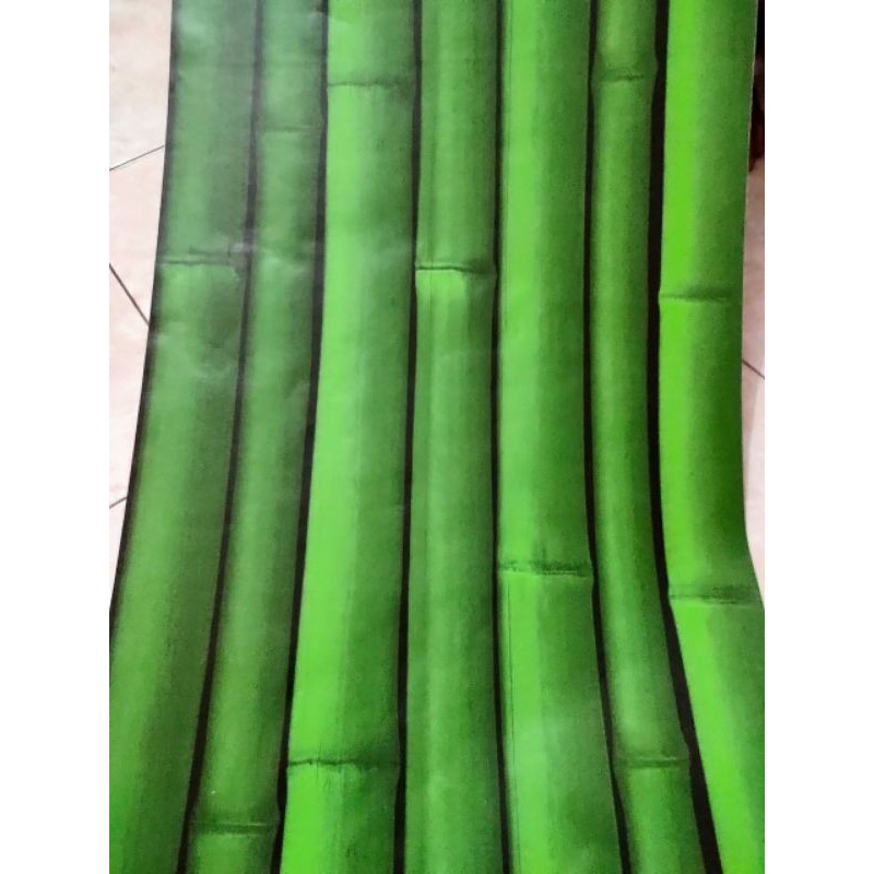 Jual Walpaper dinding motif bambu 50 || Wallpaper motif bambu | Shopee ...