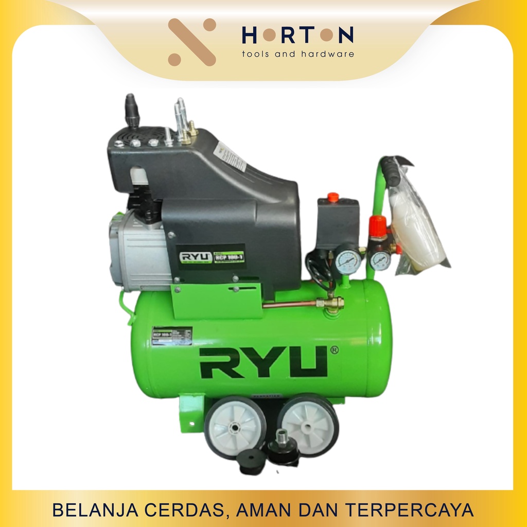 Jual RYU Mesin Kompressor 25 Liter HP - 1 / RYU Compressor RCP 100 - 1 ...