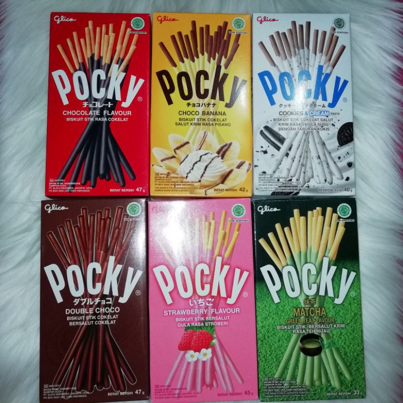 Jual Pocky coklat, strawberry, macha, double coklat, cookies & cream ...
