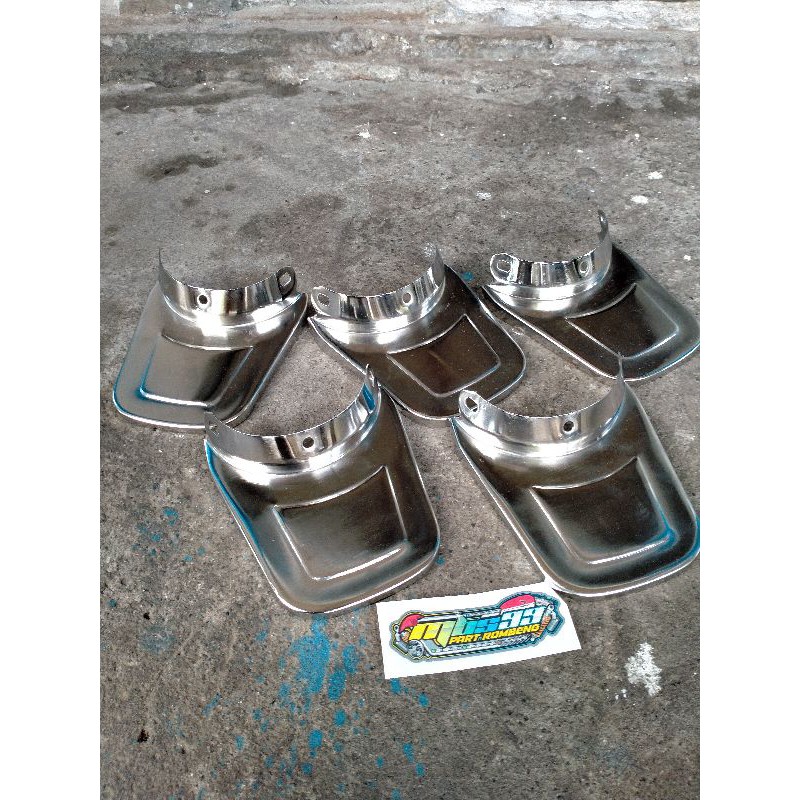 Jual KEPET KEPETAN SELEBOR SLEBOR BELAKANG CB125 FULL PRESS BESI CROME ...