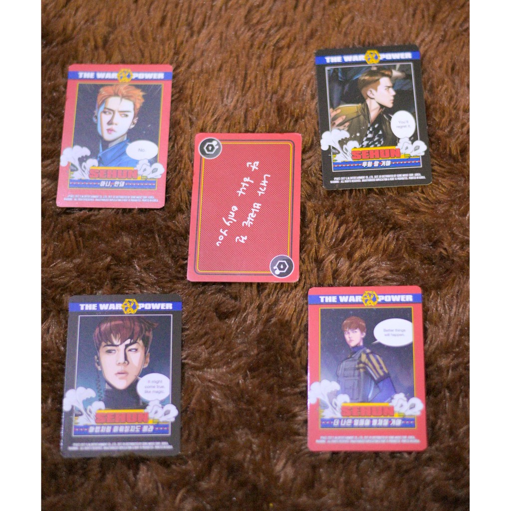 Jual EXO SEHUN POWER SOLUTION CARD | Shopee Indonesia