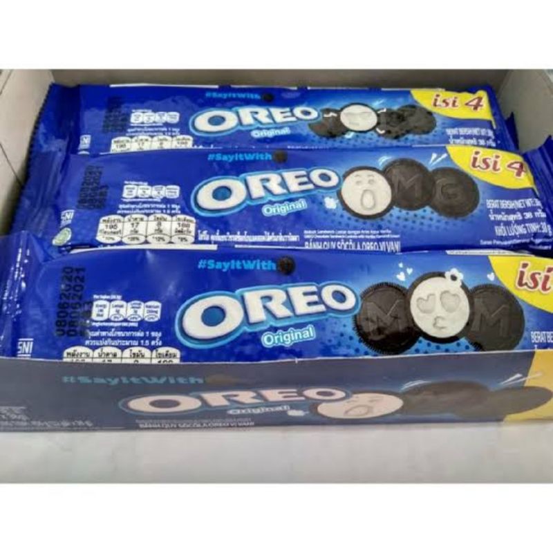 Jual Oreo Original Snack 38Gr x 12Pcs | Shopee Indonesia
