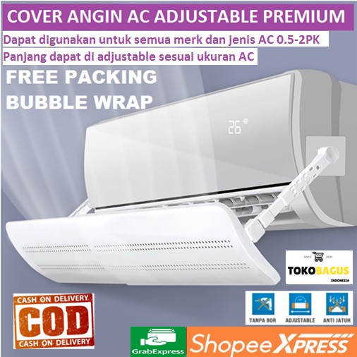 Jual COVER PENAHAN HEMBUSAN ANGIN INDOOR AC PENGHALANG HEMBUSAN AC ...