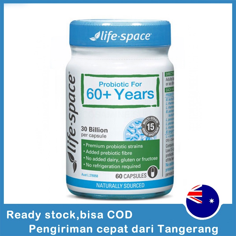 Jual LIFE SPACE PROBIOTIC Lifespace Probiotic for 60+ Years (60 Kapsul) | Shopee Indonesia