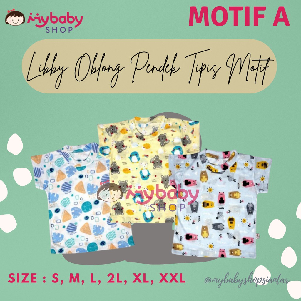 Jual LIBBY Oblong Cotton Rib Tipis BOY / GIRL Series (Atasan saja) | Shopee Indonesia