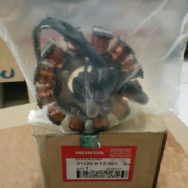 Jual SPULL SUPRA X 125 HELM IN STATOR COMP 100%ORIGINAL AHM | Shopee Indonesia