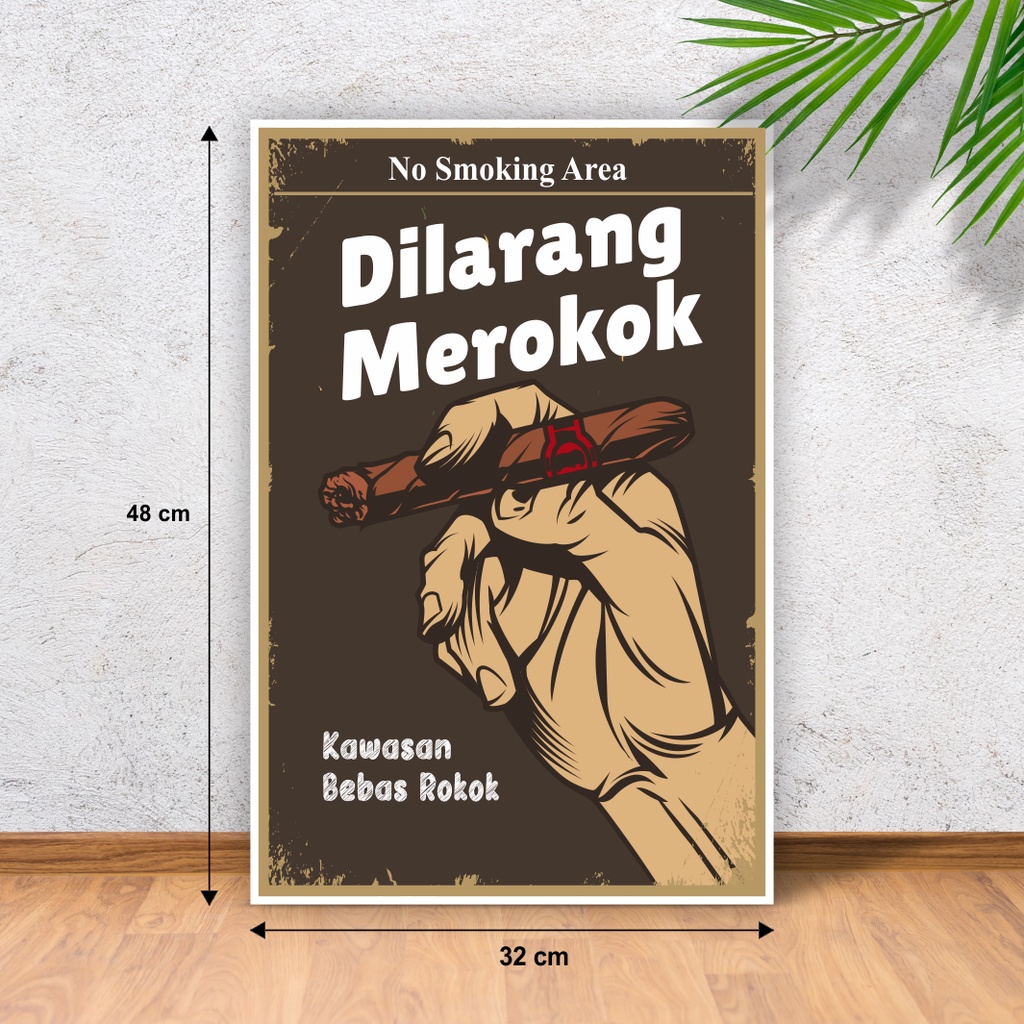 Jual Premium Poster dilarang Merokok Gaya Retro Aesthetic | Shopee ...